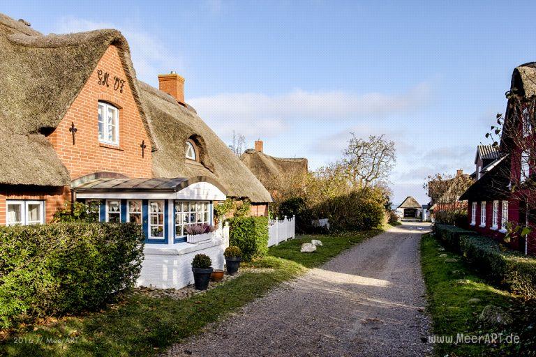Das bezaubernde Friesendorf Nebel auf Amrum - MeerART